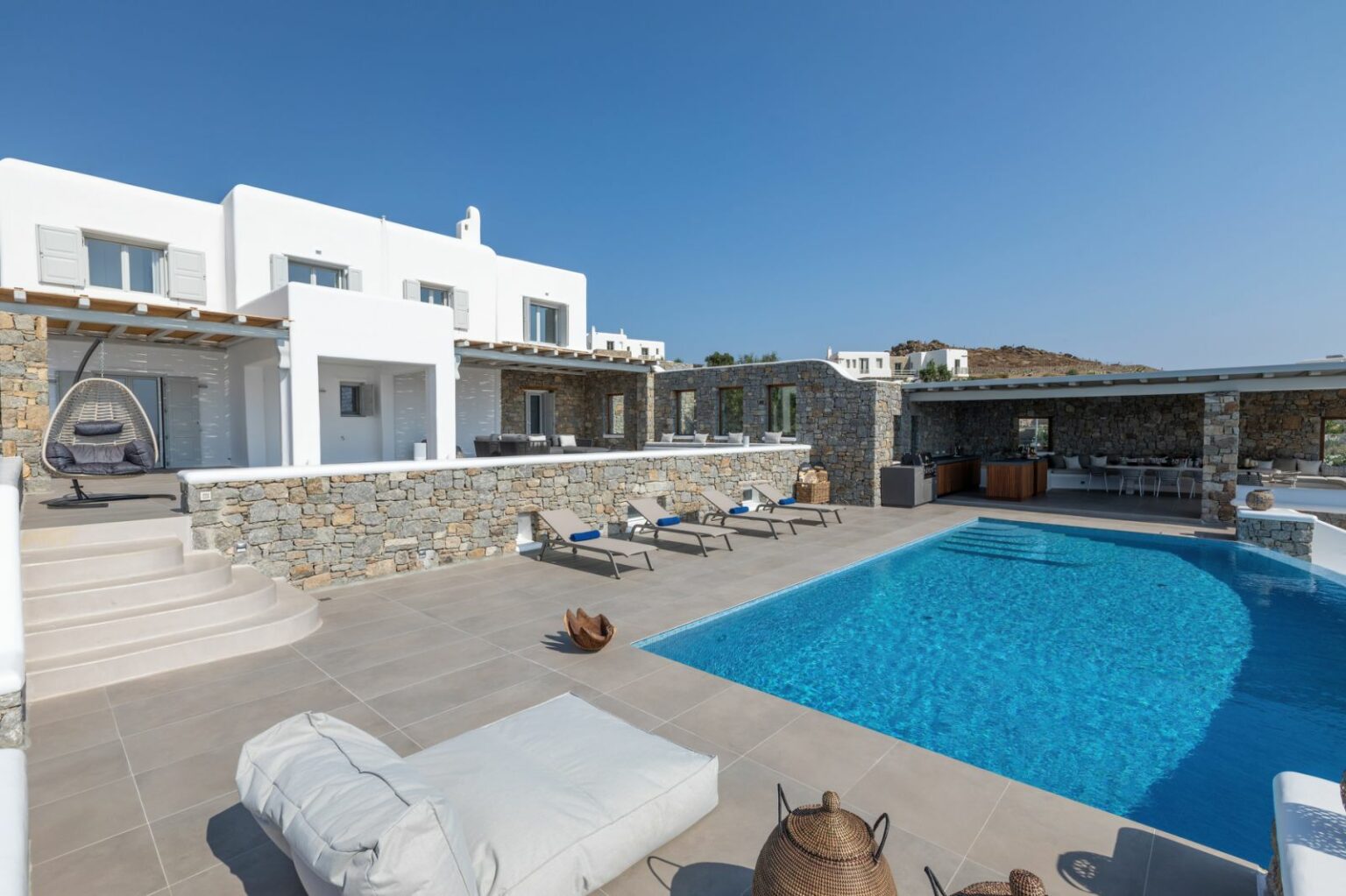 Mykonos Villas Luxury | 4 Bedroom villas | Walk to Kalafatis Beach